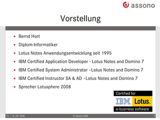 Errorhandling in @formula, lotusscript, java and javascript | PPT
