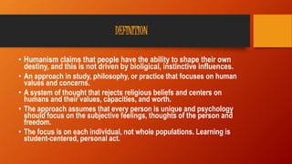 Foundation of Education"_ humanities shapes learner | PPTX