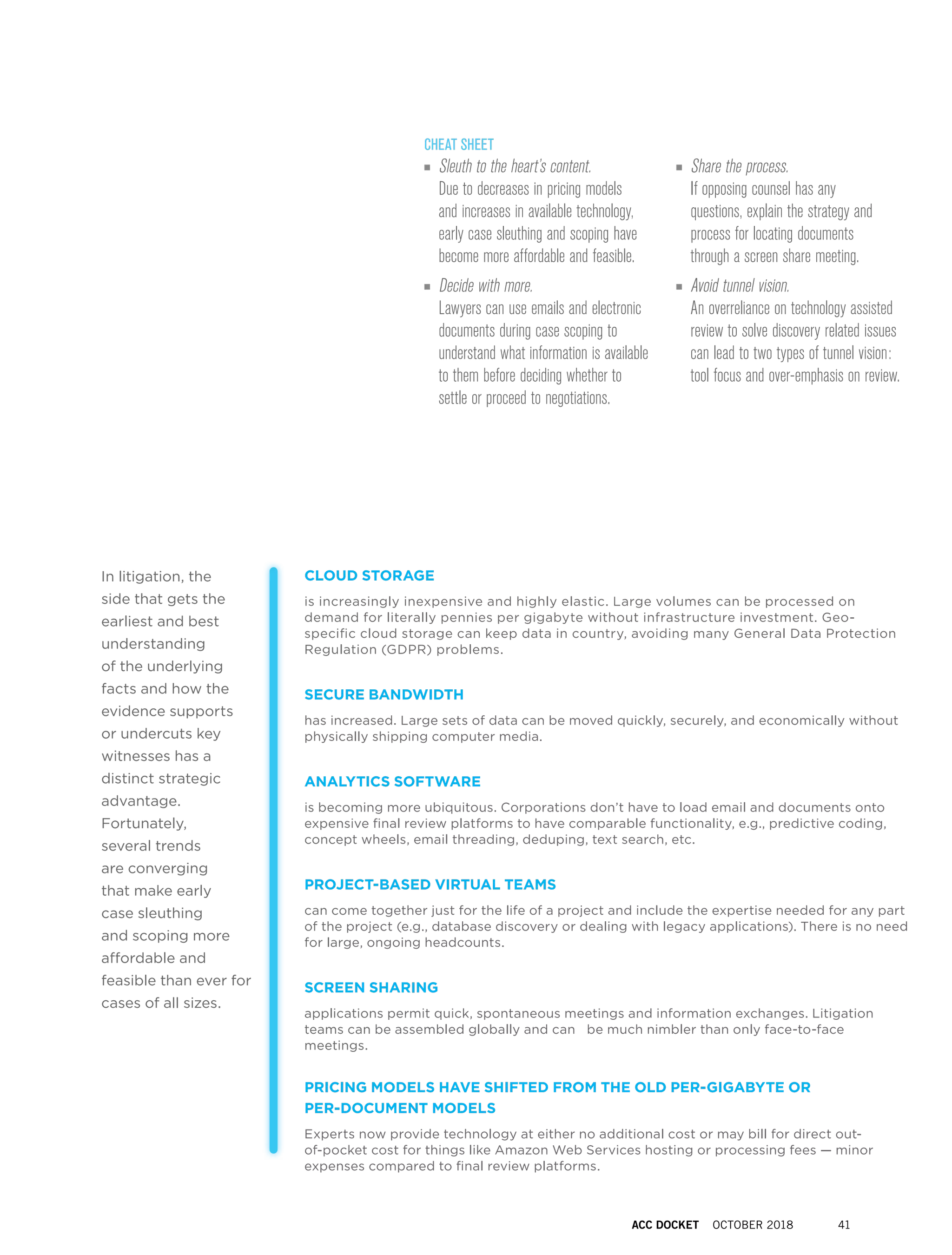 Ten steps for early awareness and relevance/non-relevance selection | PDF