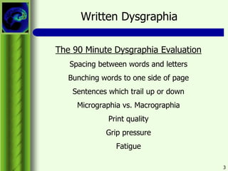 Feifer Dysgraphia | PPTX | Brain and Nervous System Disorders ...