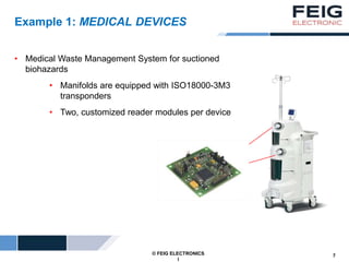 SAFETY CONSIDERATIONS FOR RFID IN HEALTHCARE MEDICAL DEVICES by FEIG ...
