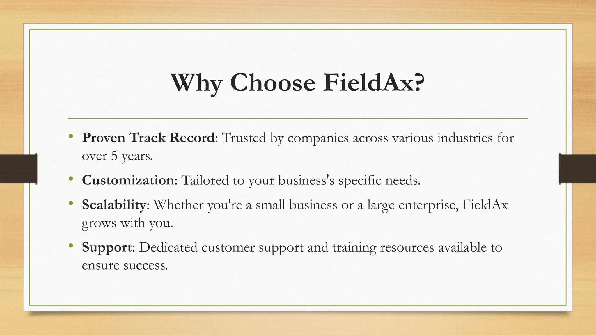 FieldAx Field Service Management Presentation(PPT) | PPTX | Information Services Industry ...
