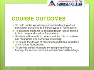 Foundation Engineering Introduction | PPTX