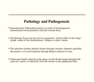 Tuberculosis of the skeletal system - surgical needs | PDF