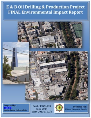 Final Certified Environmental Impact Report | PDF