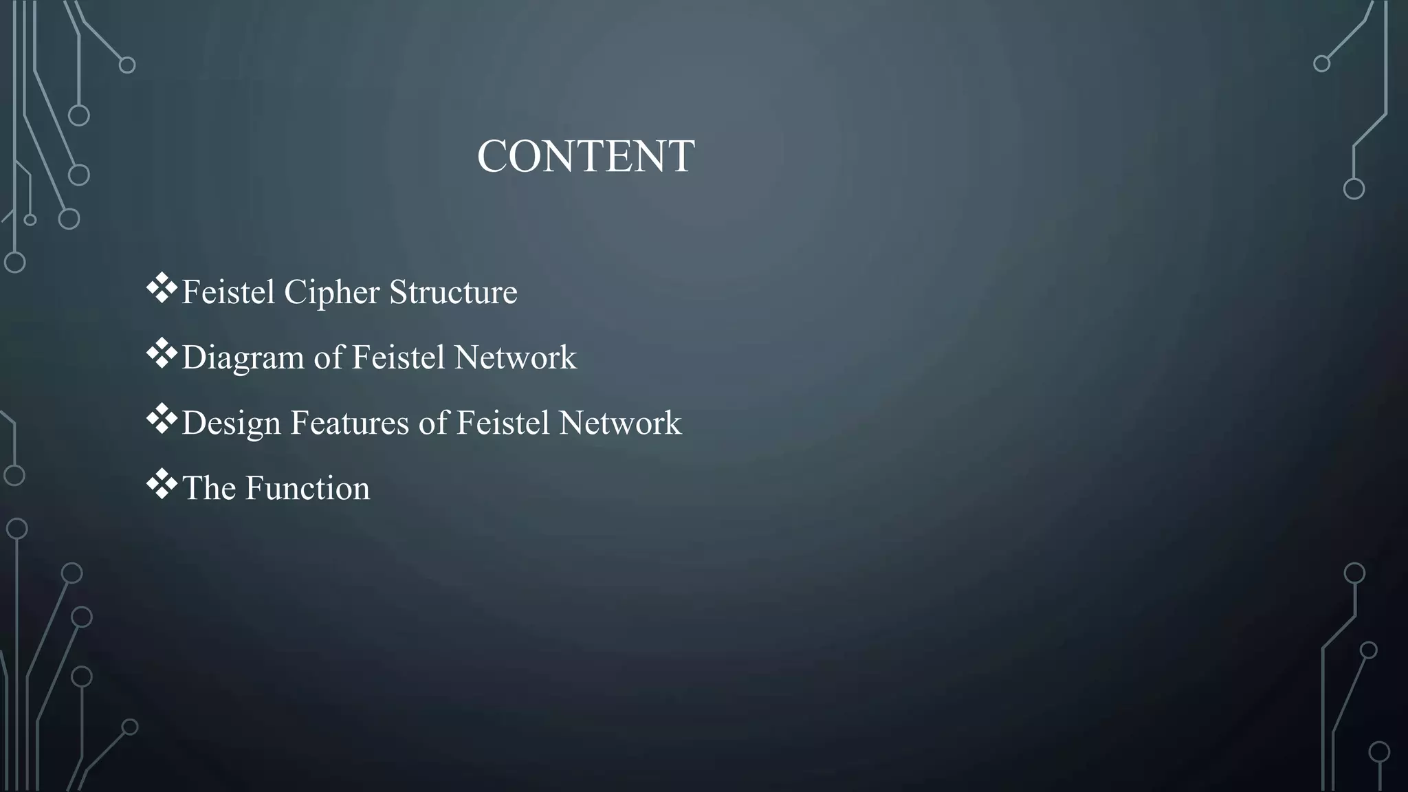 Feistel Cipher Pptx Programming Languages Computing