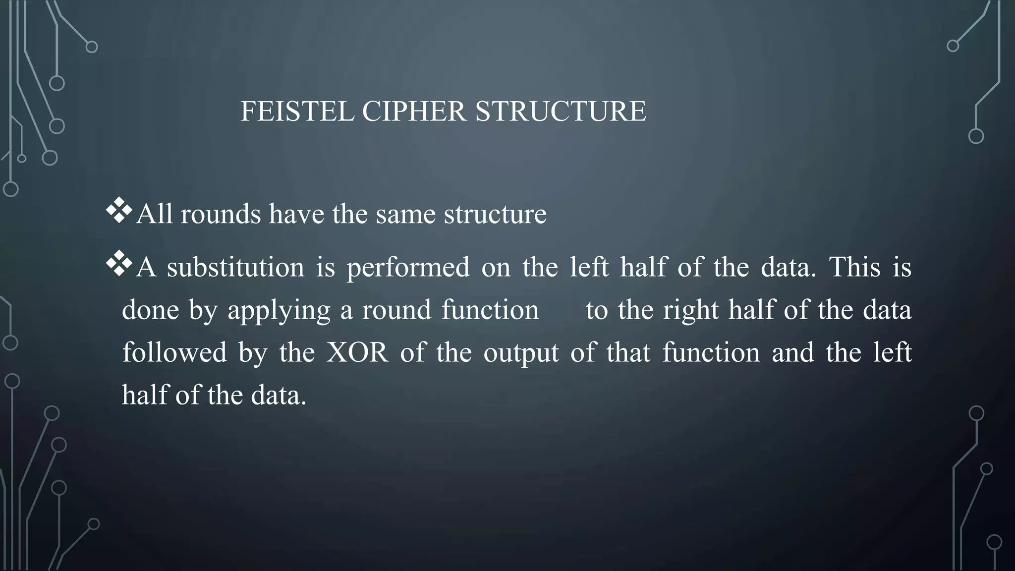 Feistel cipher | PPTX