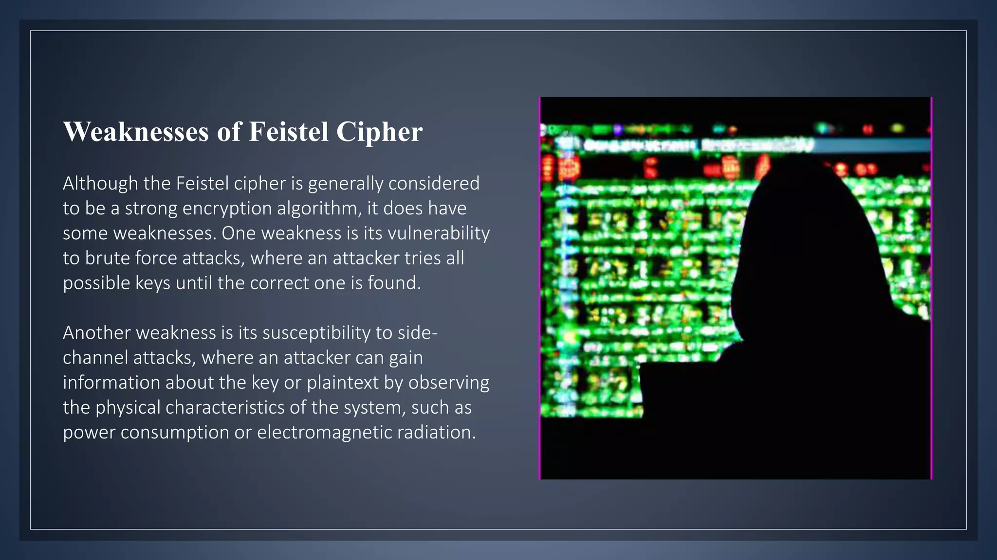 Feistel Cipher.pptx | Programming Languages | Computing