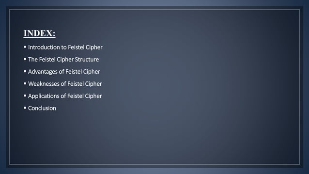 Feistel Cipherpptx Programming Languages Computing