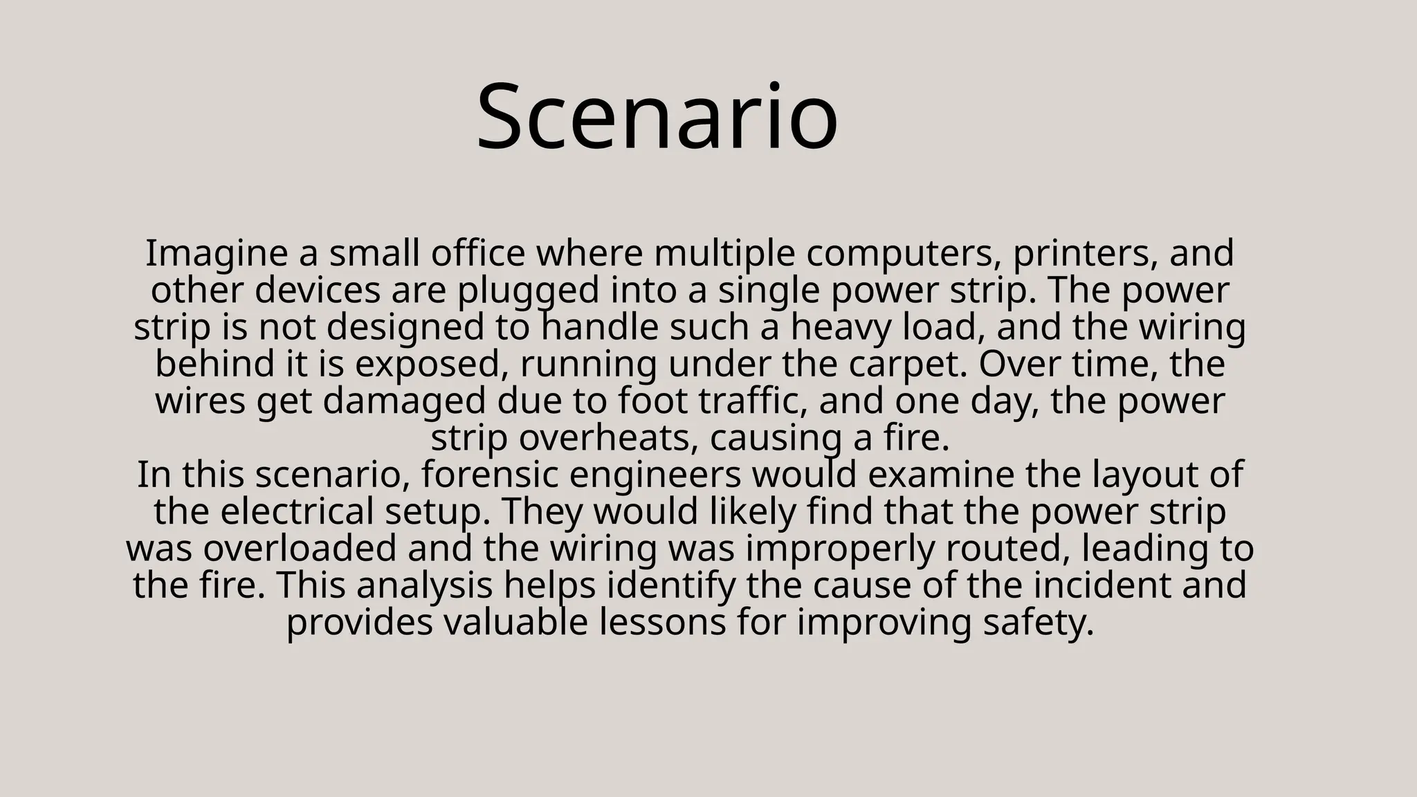 Forensic engineering Improper layout of Appliances | PPTX
