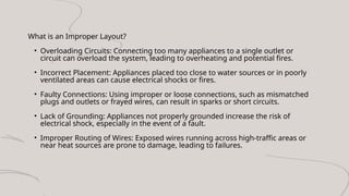Forensic engineering Improper layout of Appliances | PPTX