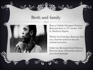 Fela kuti presentation | PPT