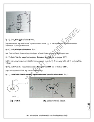 Basic Electronics by Er. Swapnil Kaware | PDF | Consumer Electronics | Technology & Computing