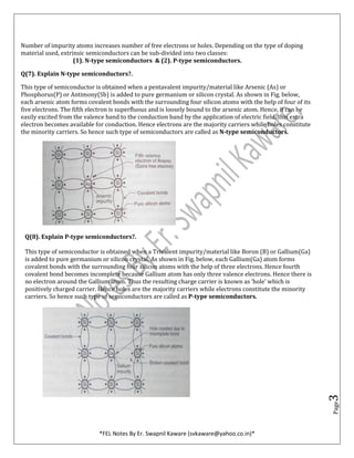 Basic Electronics by Er. Swapnil Kaware | PDF | Consumer Electronics | Technology & Computing