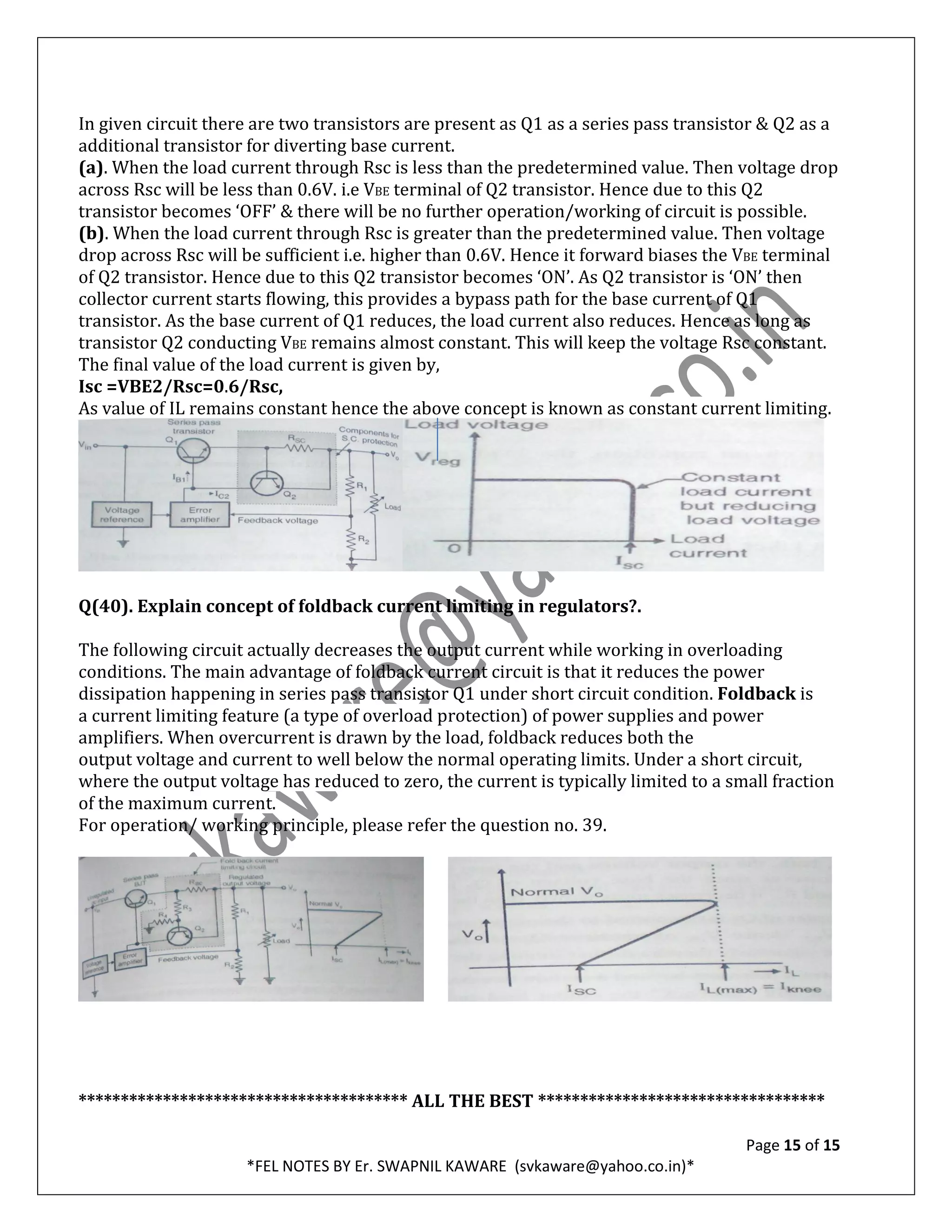 Basic Electronics (Rectifiers) by Er. Swapnil Kaware | PDF