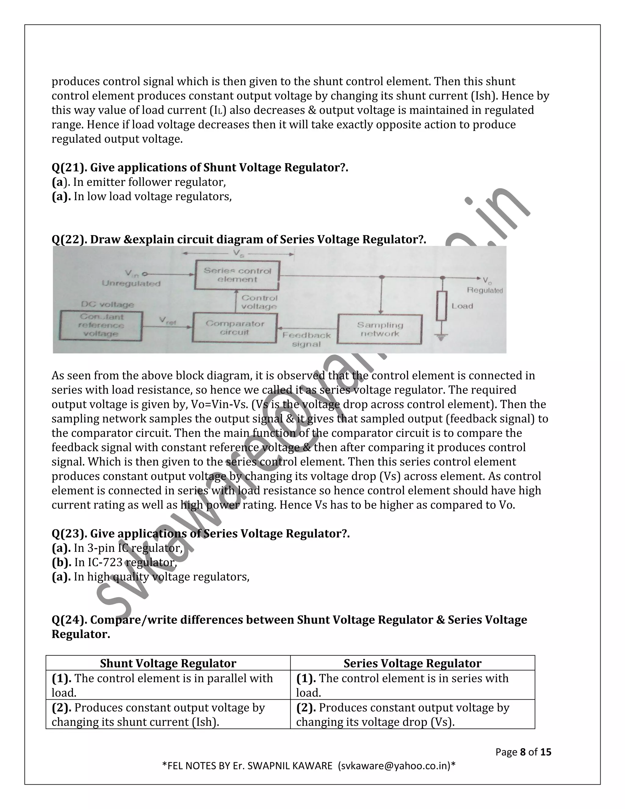 Basic Electronics (Rectifiers) by Er. Swapnil Kaware | PDF