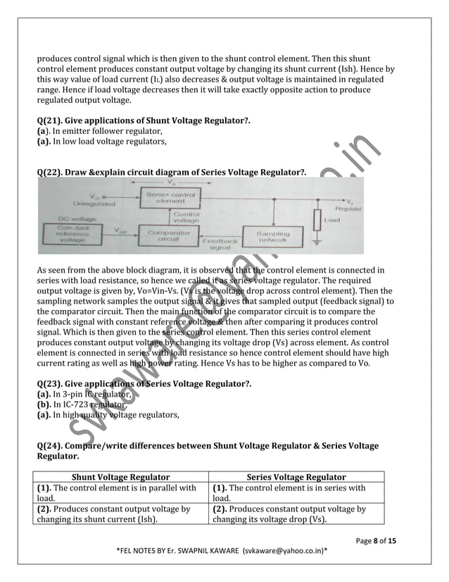 Basic Electronics (Rectifiers) by Er. Swapnil Kaware | PDF
