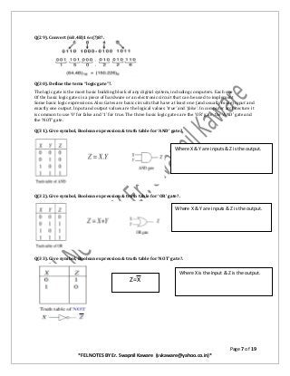 Digital Electronics Basics by Er. Swapnil Kaware | PDF