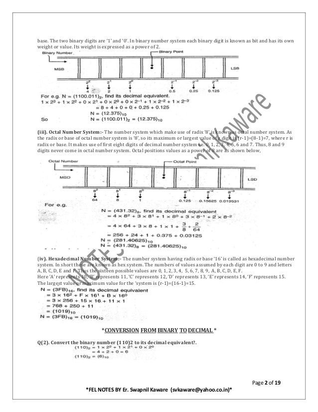 Digital Electronics Basics by Er. Swapnil Kaware | PDF