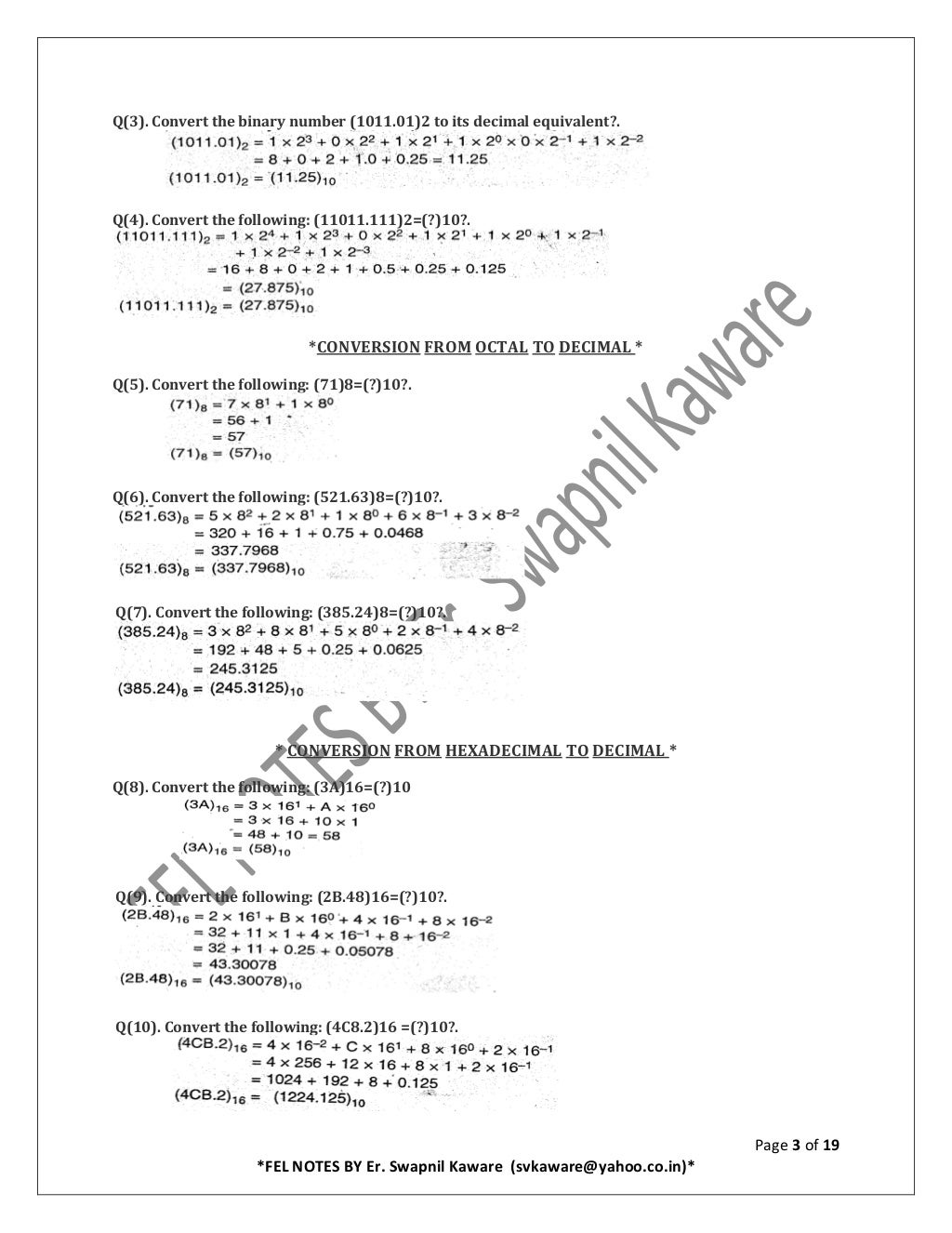 Digital Electronics Basics by Er. Swapnil Kaware | PDF