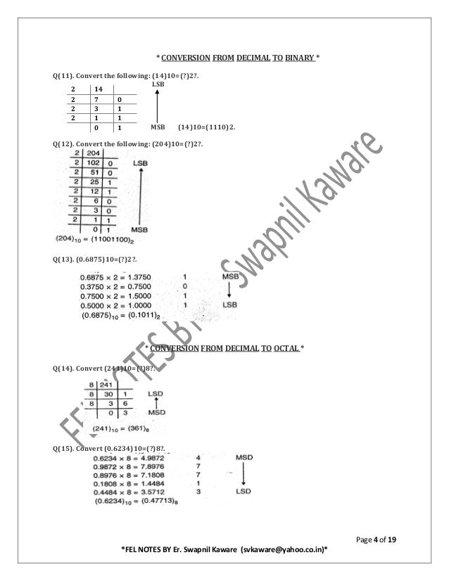 Digital Electronics Basics by Er. Swapnil Kaware | PDF