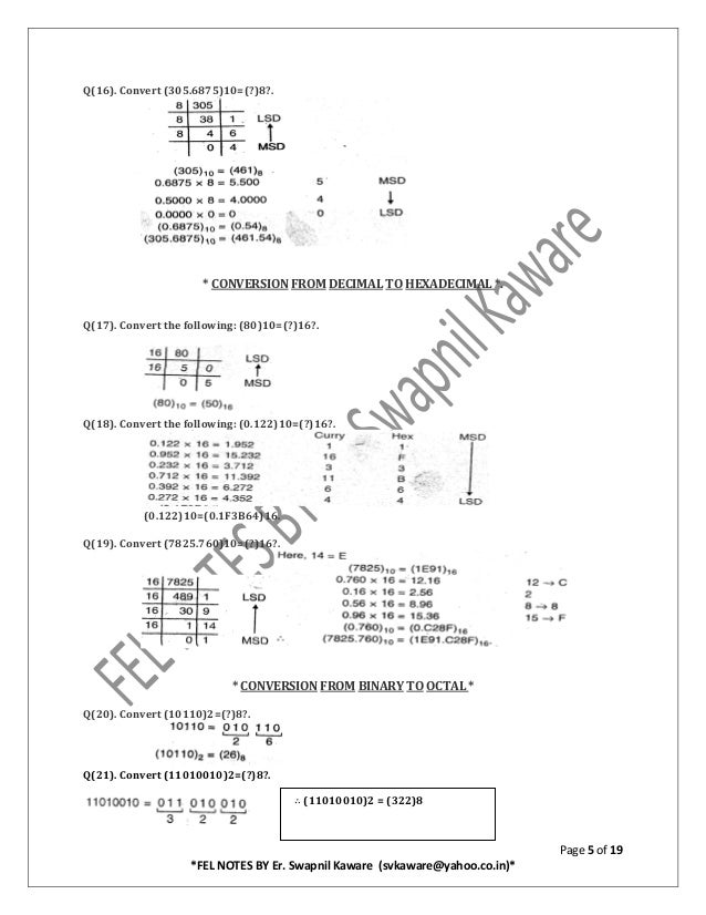 Digital Electronics Basics by Er. Swapnil Kaware | PDF