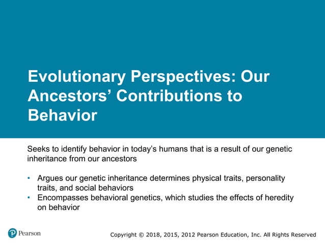 Developmental Psychology Theoretical Perspectives (Feldman 8e) | PPT