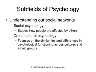 introduction to psychology chapter 01 details | PPT