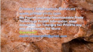 Feldspar - database - Mining, processing & Beneficiation | PPT