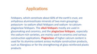 Feldspar - database - Mining, processing & Beneficiation | PDF