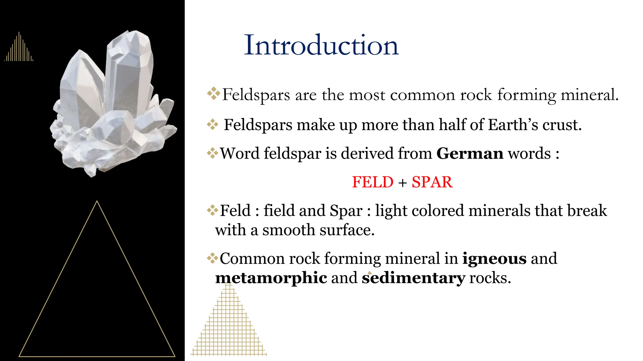 Feldspar Group Of Minerals in geology.pptx
