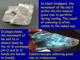 feldspar group of minerals Tectosilicates | PPT