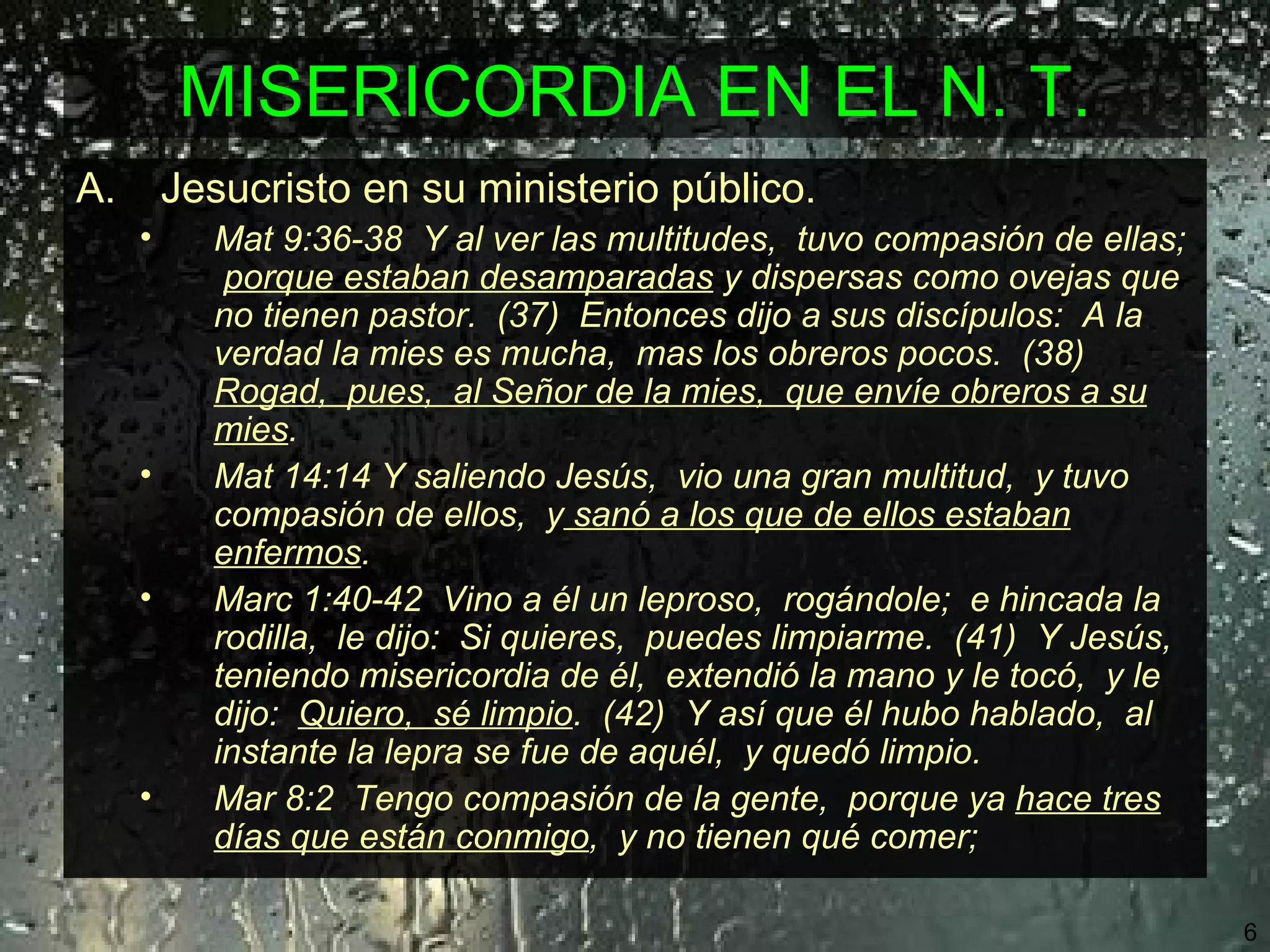 Felices Los Misericordiosos | PPT