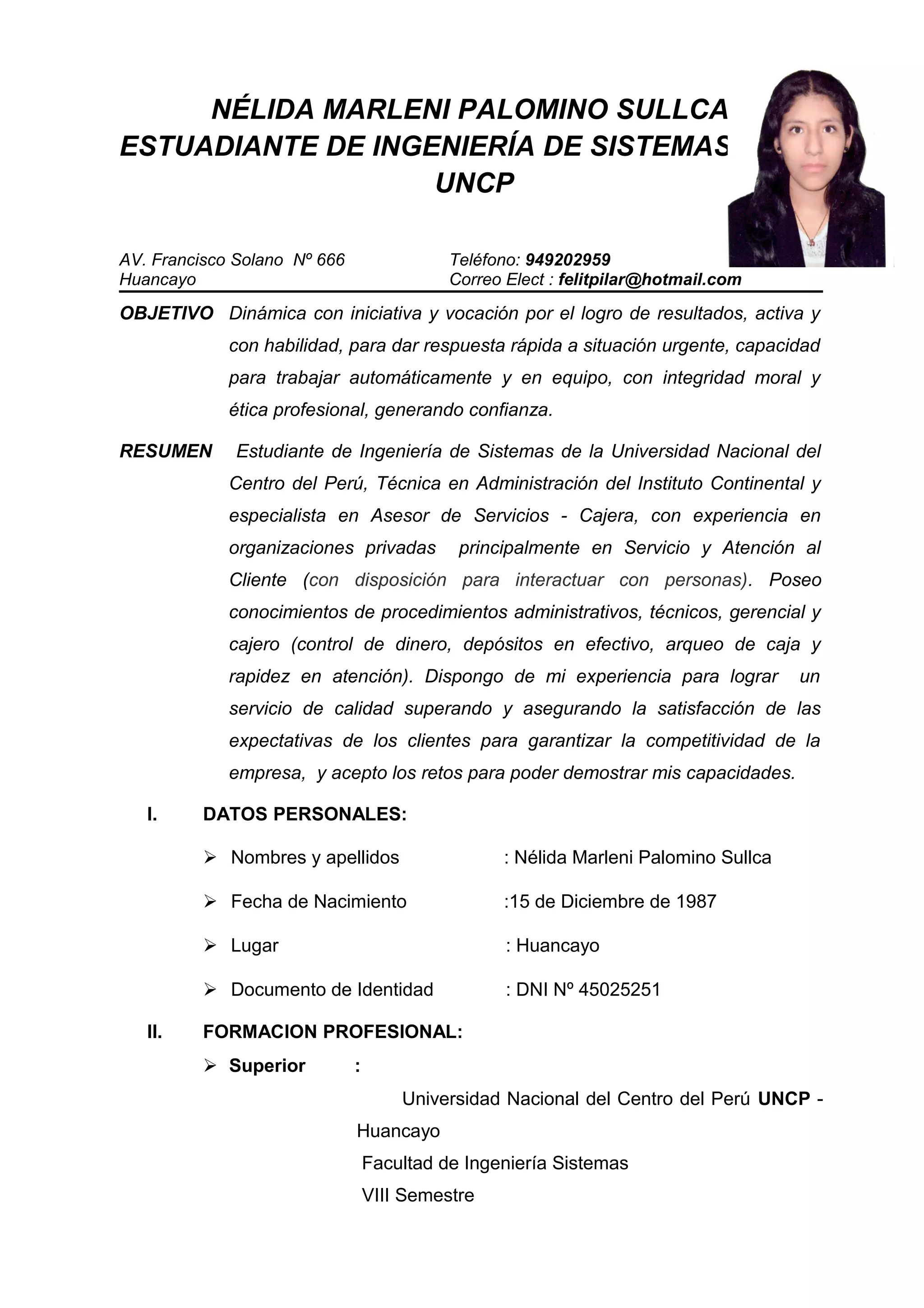Felicia lazo asesor | PDF