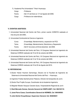 Felicia lazo asesor | DOC