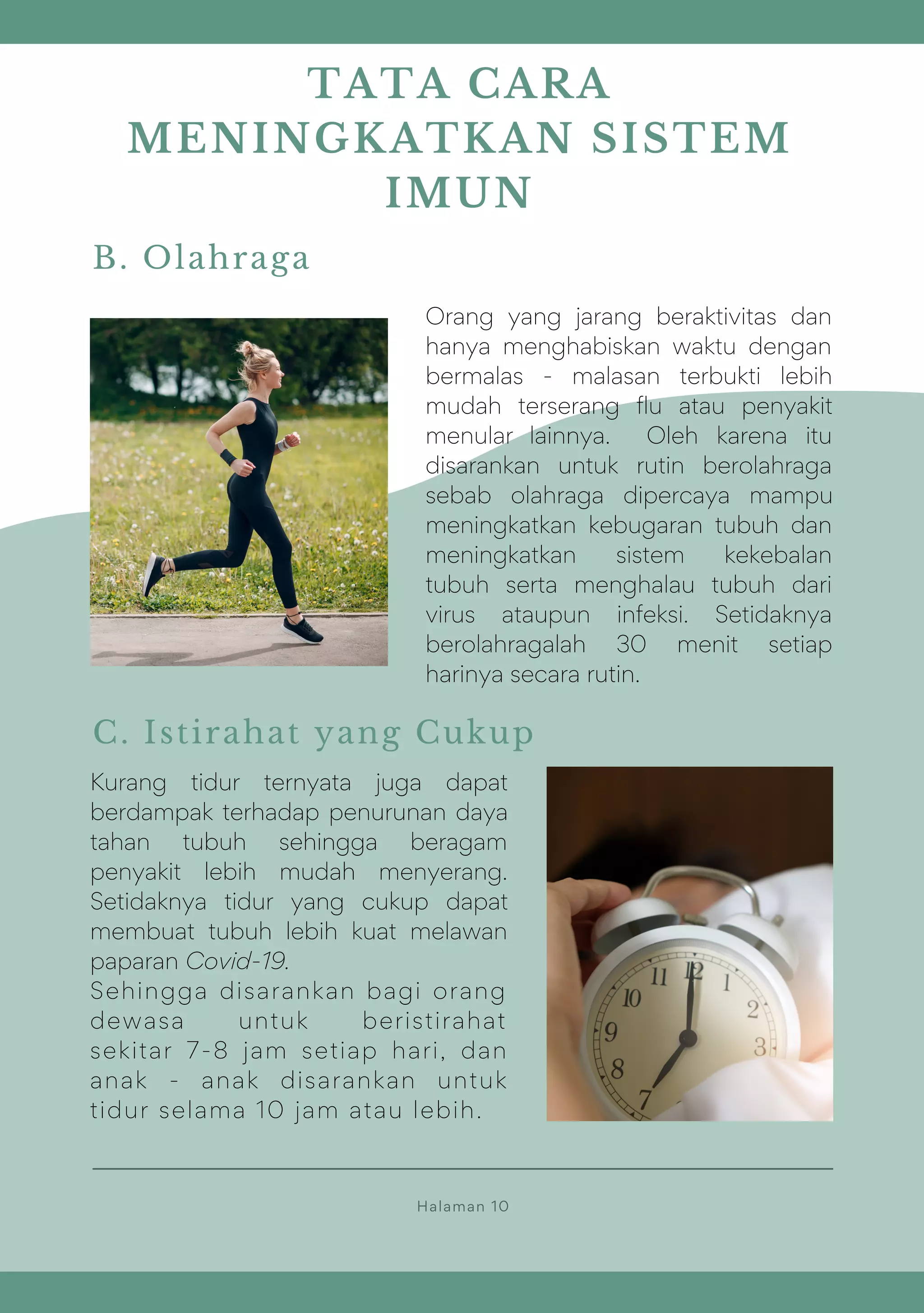 Felicia tata cara pola hidup sehat di tengah pandemi | PDF