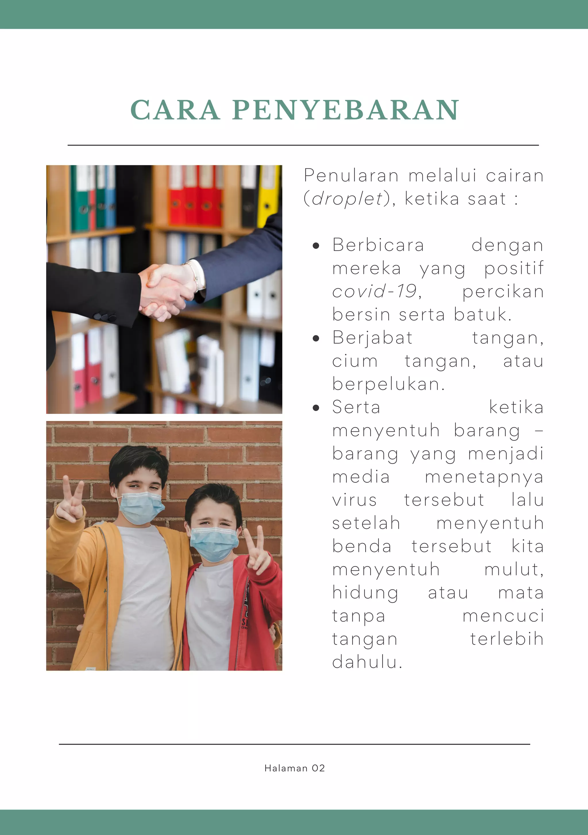 Felicia tata cara pola hidup sehat di tengah pandemi | PDF