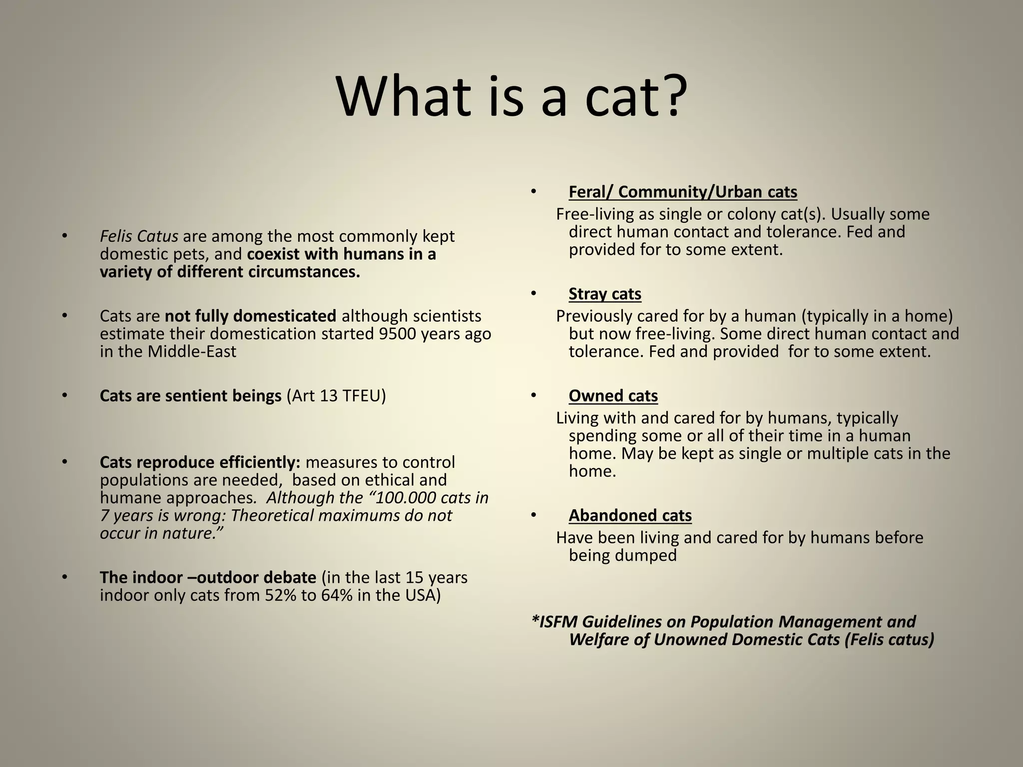 Feline overpopulation in the eu | PPTX | Cats | Pets