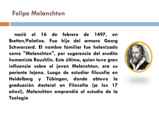 Felipe Melanchton | PPT