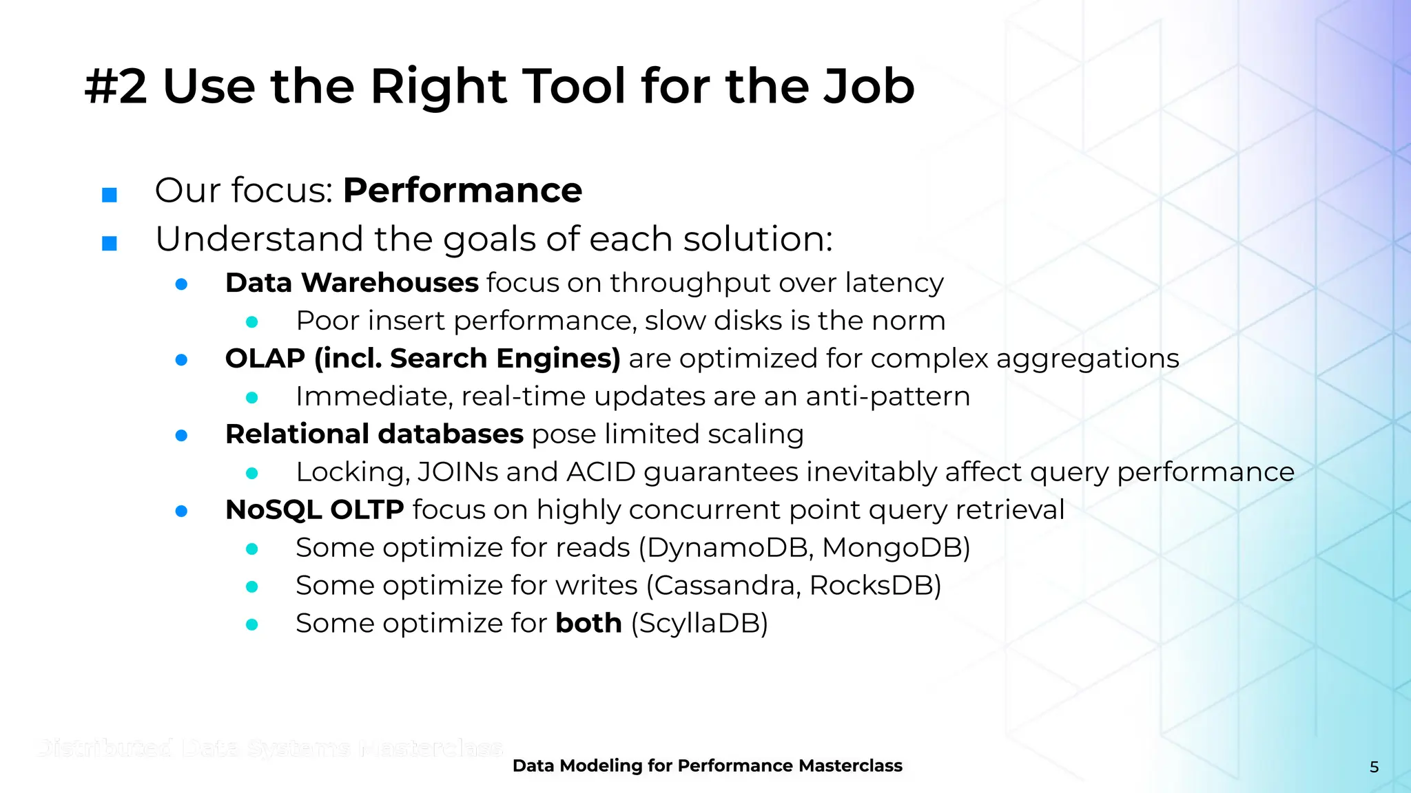 Data Modeling for Performance Masterclass: Why Data Modeling Matters | PPT