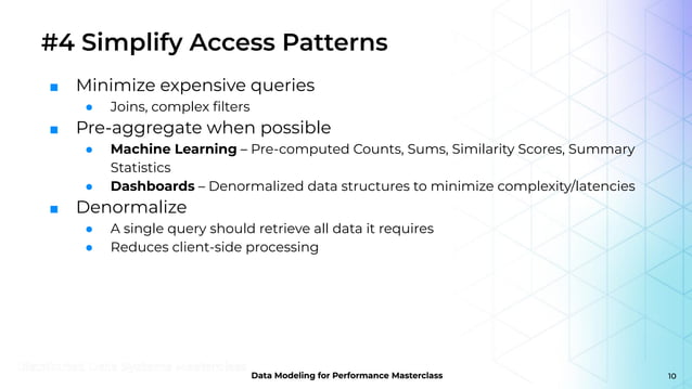 Data Modeling for Performance Masterclass: Why Data Modeling Matters | PPT