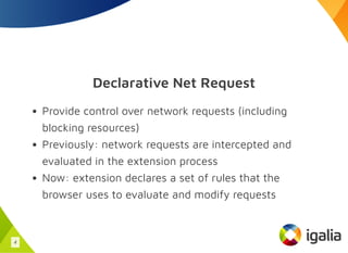 Finer Control of Declarative Net Request Rules | PPT