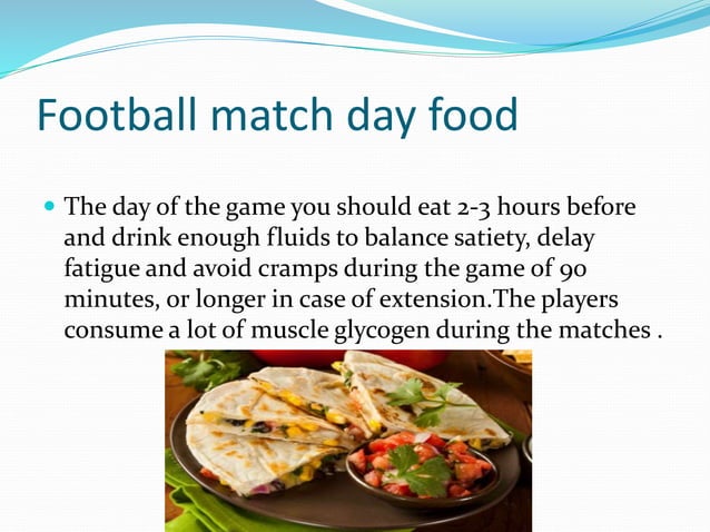 SOCCER PLAYERS - DIET | PPTX | Nutrition | Healthy Living