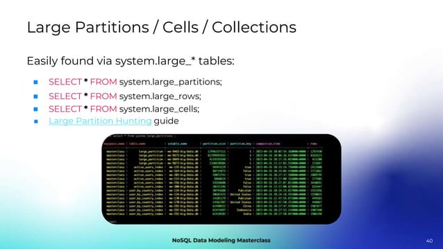 Top Nosql Data Modeling Mistakes Ppt