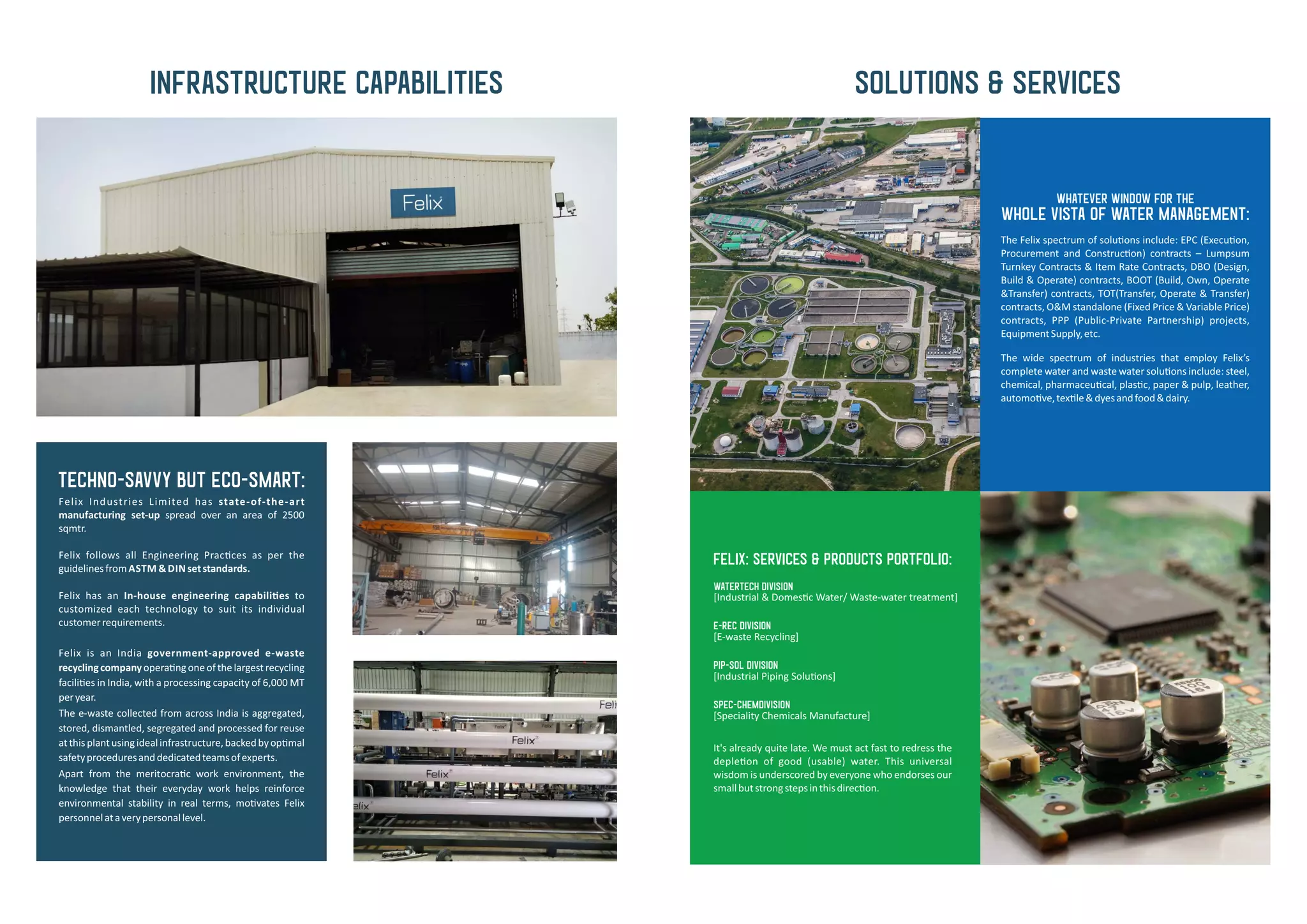 WATER AND SEWAGE TREATMENT PLANT By Felix Industries Limited | PDF