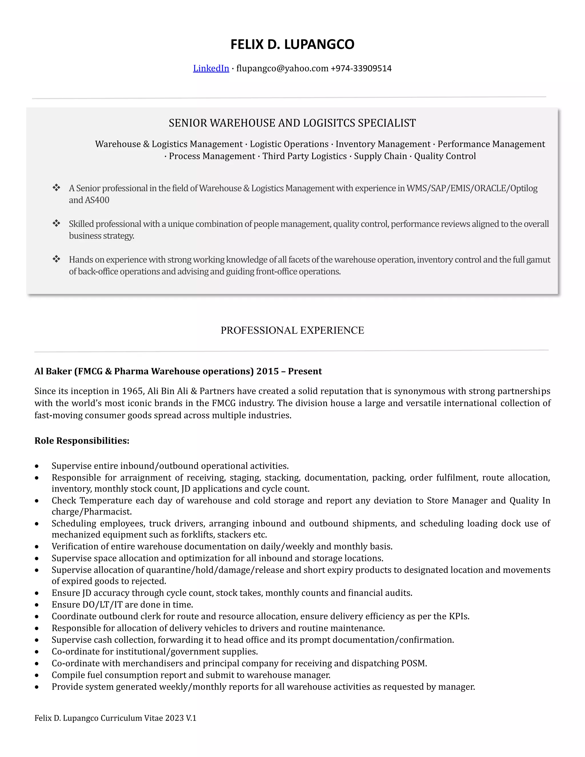 Felix D Lupangco CV 2023v1.pdf