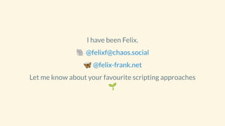 stackconf 2025 | Snakes are my new favourite by Felix Frank.pdf