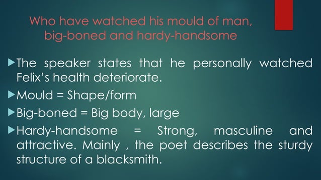 Felix Randal a poem by Gerard Manley Hopkins.pptx