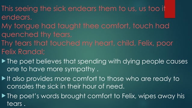 Felix Randal a poem by Gerard Manley Hopkins.pptx