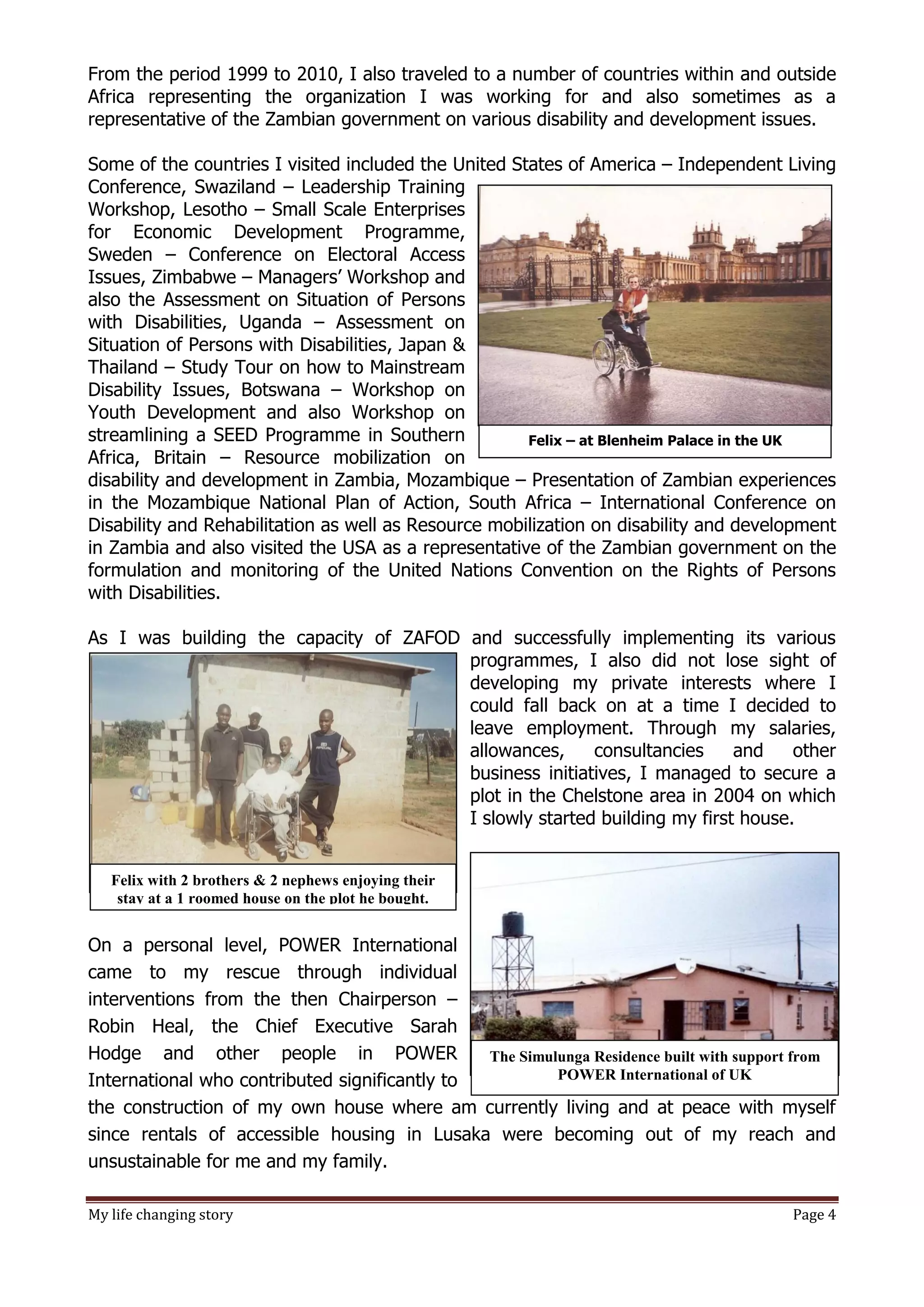 Felix's life changing story | PDF